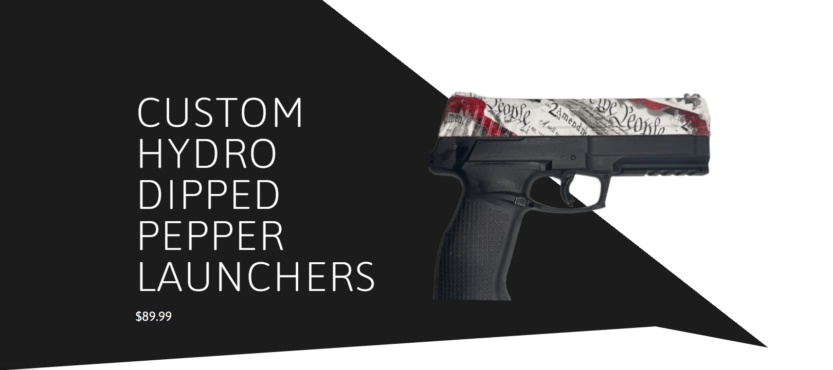 Custom Hydro Dipped Pepper Launchers - S. A. Self Defense